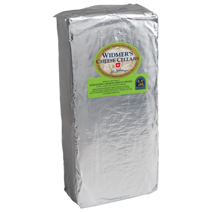 Vac Pack Whole Mild Specialty Brick 4.75 LB. - Widmer's Cheese Cellars