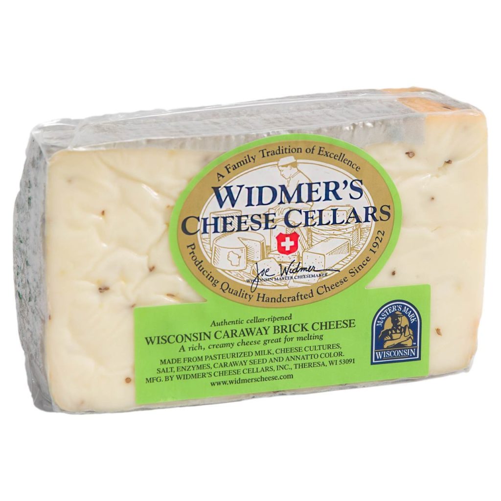 Caraway Aged Brick 14 OZ. - Widmer's Cheese Cellars