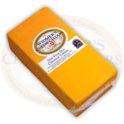1 Year Aged Cheddar 2 LB. - Widmer's Cheese Cellars
